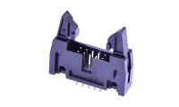 China Black PCB Wire To Board Connectors Gold Flash 1000MΩ Min Insulation Resistance: for sale