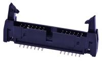China 2 * 20 Pin PCB Wire To Board Connectors With Latch 1.27 Mm Ejector Header for sale