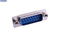 China Custom 15 Pin D Sub Male Connector , VGA 15 Pin D Type Connector Phosphor Bronze for sale