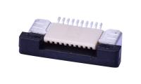 China Electronic FPC Cable Connector 0.5mm Horizontal PA9T Material Folding Resistance for sale