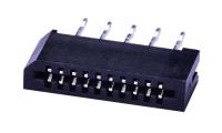 China Double Contact Ffc & Fpc Connectors , Black 4 - 30 Pin Board To Fpc Connector for sale