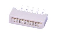 China Flat 4 - 40 Pin Fpc To Fpc Connector , 1.0 Mm Fpc Connector 180 Degrees Folding Resistance for sale