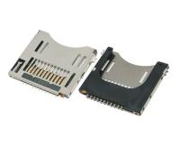 China Self - Loaded 11 PIN Micro SD Card Connector 5000 Cycles Long Durability for sale