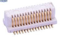 China Vertical 30PIN PCB Board To Board Connector Pedestal Beige Phosphor Bronze Material for sale