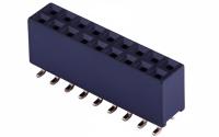 China 2x20P Female Header Connector 3A 250V Solder Termination for sale