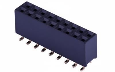 China 2x20P Female Header Connector 3A 250V Solder Termination for sale