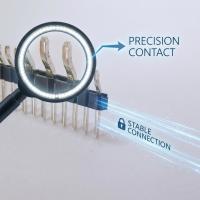 China Breakaway Snap-Off Single Row Male Pin Header Strip Connector 2.54mm Pitch 40-Pin Customizable Length for sale