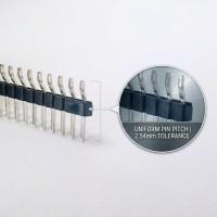 China Fine Pitch 1.27mm Dual Row SMT Male Pin Header Connector Compact PCB Surface Mount Design for sale