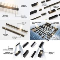 China SMT Dual Row Surface Mount Male Pin Header Connector 2.54mm Pitch PCB 80-Pin Reflow Compatible for sale