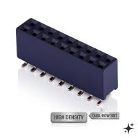 China High Temperature PA9T 2.0MM Pitch Dual Row Female Header Connector Gold Flash 04P-60P PCB Socket for sale