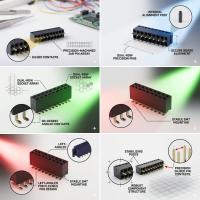 China High Temperature PA9T 2.0MM Pitch Dual Row Female Header Connector Gold Flash 04P-60P PCB Socket for sale