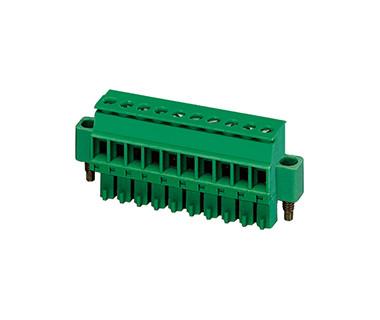 China AC 2000V Surface Mount Terminal Blocks PA66 SN Plated 30-16AWG H18.8mm DIP With Screw for sale