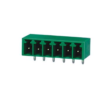 China Screw Terminal Block Connector Pluggable Type PA66 SN Plated R/A Wafer AC 2000V for sale