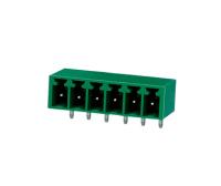 China Screw Terminal Block Connector Pluggable Type PA66 SN Plated R/A Wafer AC 2000V for sale