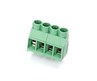 China 30-10AWG Electrical Terminal Block Connector CET5 9.52mm Pitch 1*04P Green for sale