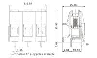 China 20-6AWG Power Terminal Block / CET10 12.7mm Pitch Terminal Strip Connector for sale