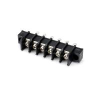 China DIP Barrier Terminal Block Connector M3 Steel Screw Customized Pins With Flang for sale