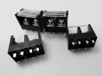 China Black Barrier Terminal Block Connector11mm Pitch 2 Positions For Power Supply Euipment for sale