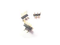China 1.27MM Pitch 1*5P UL94V-0 PA6T Male Pin Header Connector for sale