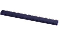 China Gold Flash PA6T 1U Female Pin PCB Connector 1.27mm Pitch for sale