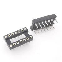 China 60VAC DIP SINGLE 2.54mm Pitch PBT Integrated IC Socket for sale
