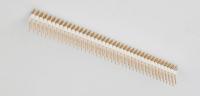 China Right Angle 2*40P PA6T 2.0mm Pitch Pin Header Connector for sale