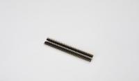 China Gold Plated Male Pin Header Connector PH2.54mm L44 2X11P DIP 180 Degree for sale