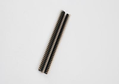 China Gold Plated Male Pin Header Connector PH2.54mm L44 2X11P DIP 180 Degree for sale