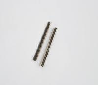China Pitch 2.54mm PA6T H2.54mm Dual Rows Header Connector 80P DIP for sale