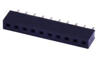 China Single Row 1.0AMP PA6T Female Header PCB Connector 2.0mm Pitch for sale