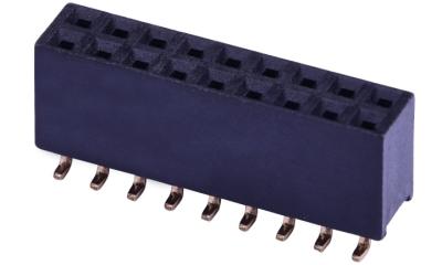 China Four Row Female Header Connector 4x10Pins Phosphor Bronze Contact PCB Connector for sale