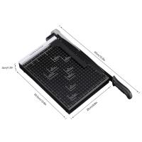 China ZEQUAN A4 Guillotine Paper Cutter Mini Manual Paper Trimmer for Office Paper Trimming for sale