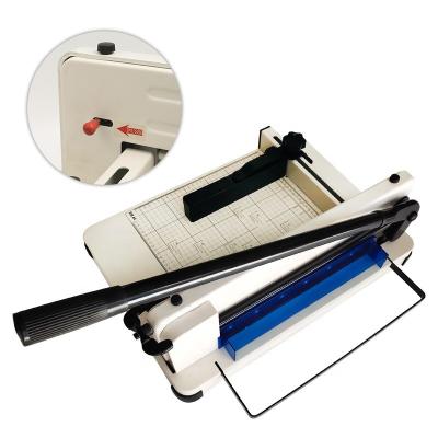 China ZEQUAN 858 Manual Desktop Heavy Duty Paper Cutter for Thick Layer A4 Paper Trimmer for sale