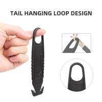 China Multifunction Two Sided Concealed Blade Recessed Blade Safety Box Carton Cutter Film Cutter Knife for sale