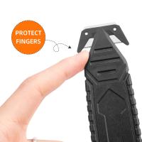 China Multifunction Two Sided Concealed Blade Recessed Blade Safety Box Carton Cutter Film Cutter Knife for sale