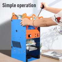 China High Cost Performance Milk Tea Cup Sealer Machine with Adjustable Settings 8 KG Capacity for sale