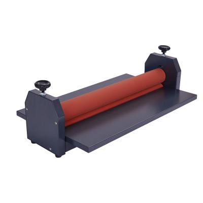 China 15kg Heavy Duty 26inch Manual Cold Laminating Machine with 650mm Cold Roll Laminator for sale