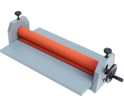 China Cold Roll Technology Manual Laminating Machine for 750mm Vinyl and Glass Plate Photo for sale