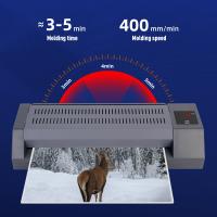 China Touch Control A3 Thermal Pouch Laminator 2 Rollers 700W for Cold and Hot Lamination for sale