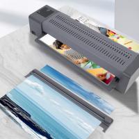 China Touch Control A3 Thermal Pouch Laminator 2 Rollers 700W for Cold and Hot Lamination for sale