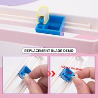 China Metal Plastic Circle Paper Trimmer Zequan 360 Mini Round Paper Cutter for Multiple Sizes for sale