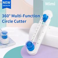 China Metal Plastic Round Paper Cutter 20cm Diameter for Customized Colorful Scrap Paper for sale