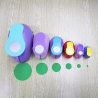 China Customized Colorful 8-75mm Round Hole Punch DIY Mini Craft Paper Flower Punch for Kids for sale