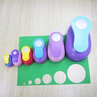 China Customized Colorful 8-75mm Round Hole Punch DIY Mini Craft Paper Flower Punch for Kids for sale