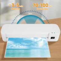 China AC220-240V / 110-120V A4 Paper Thermal Laminator Machine with Max Laminating Width 230mm for sale
