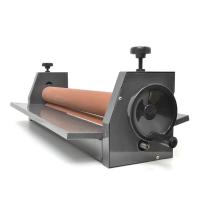 China Rubber Rollers 29.5 Inch Manual Roll Laminating Machine Max. Laminating Thickness 8mm for sale