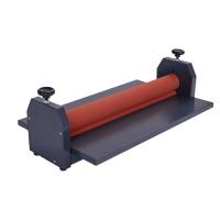 China 700mm Desktop Cold Roll Laminator with Rubber Rollers Max Laminating Width 700mm 17kg for sale