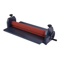 China 700mm Desktop Cold Roll Laminator with Rubber Rollers Max Laminating Width 700mm 17kg for sale