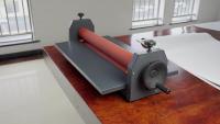 China 700mm Desktop Cold Roll Laminator with Rubber Rollers Max Laminating Width 700mm 17kg for sale