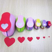 China DIY Decorative Eva Foam Embossing Device Metal Plastic Hole Craft Paper Punch 9mm-75mm for sale